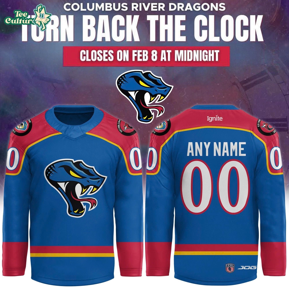 Columbus River Dragons 2026 "Turn Back the Clock" Jersey - Teesculture